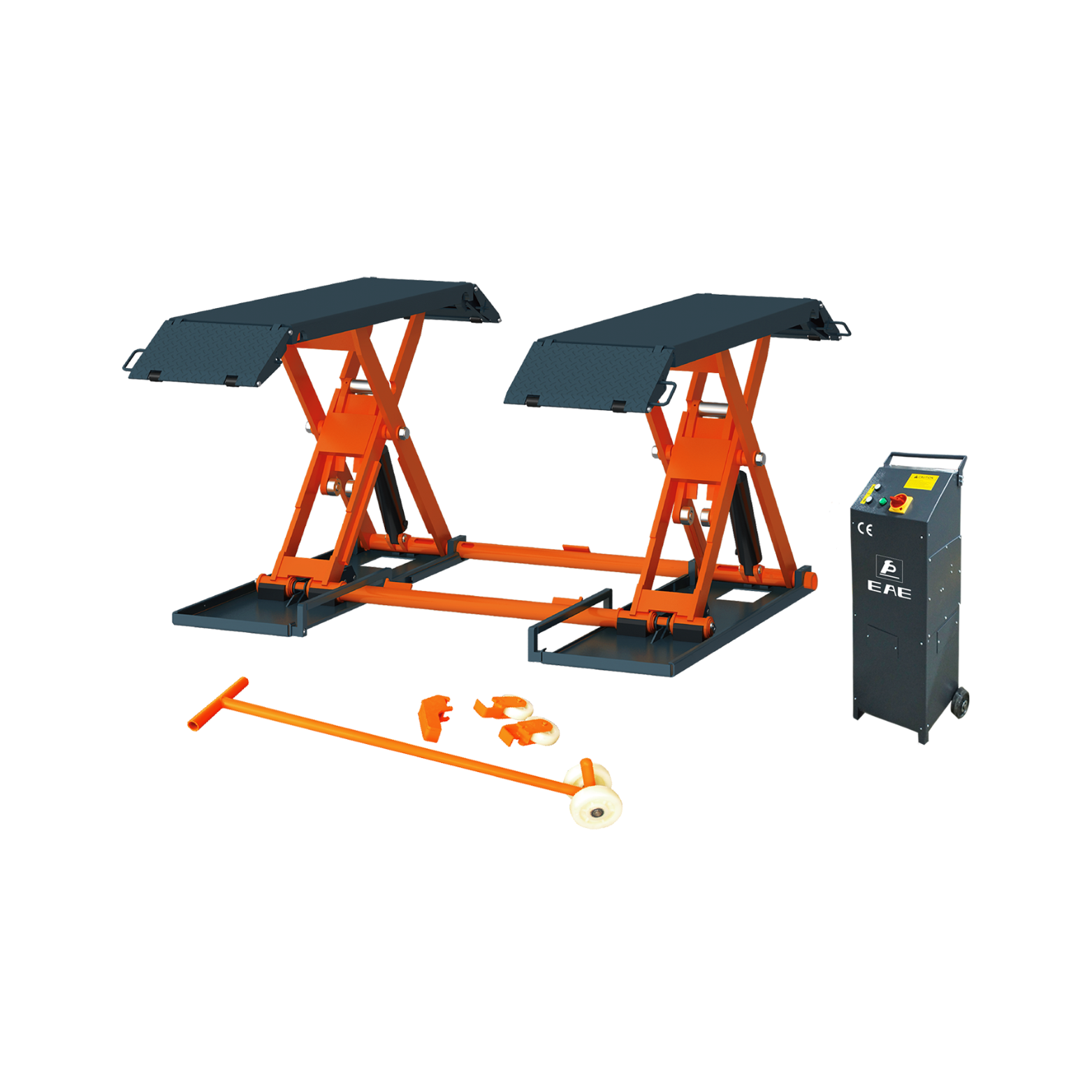 EAE MR35 Mid Rise Car Scissor Lift 3500KG Capacity – Vortex Garage Systems